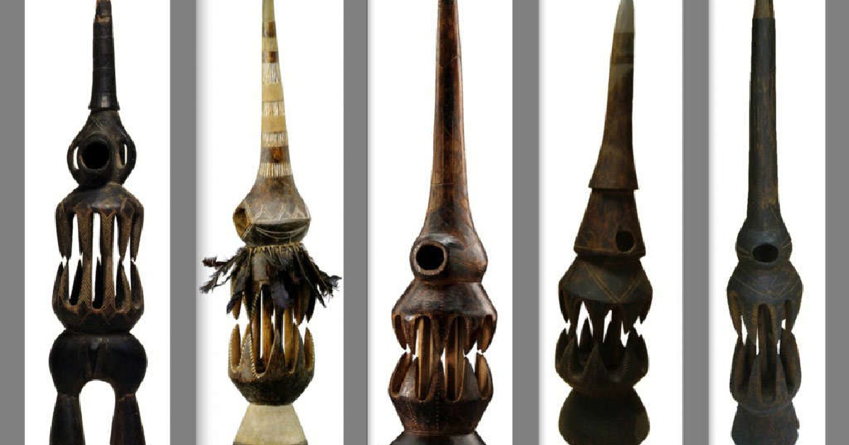 Isumba mulimu, aerophones from the Pere and Nande | Duende Art Projects